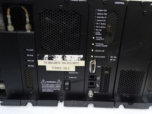 MOTOROLA QUANTAR T5365A BASE STATION RADIO REPEATER 800MHZ 100W | eBay