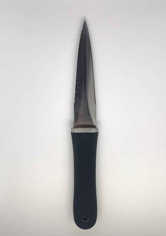 Vintage SOG S14 Pentagon Double Edged Kraton Handle Seki Japan Rare | eBay