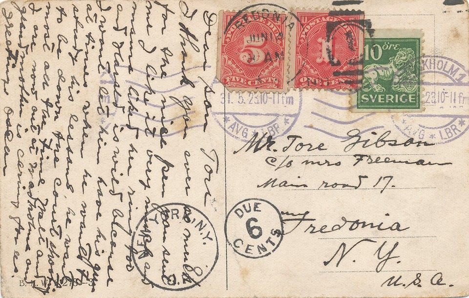 Boxing Match * Fritz Schonpflug Postage Due Stamps B.K.W.L. 278-3 ...