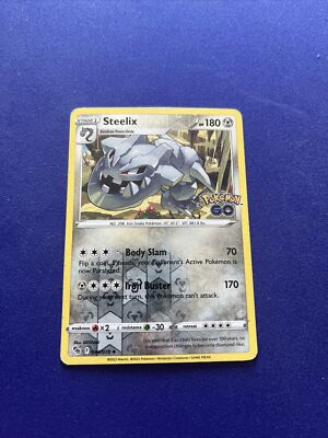 Pokémon TCG Steelix Pokémon GO 044/078 Holo Uncommon | eBay