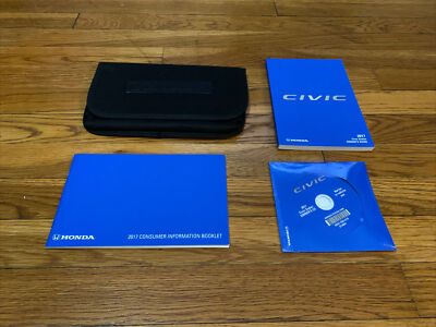 2017 Honda Civic Sedan Owners Manual With Case OEM Free Shipping | eBay
