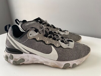 Nike Shoes Mens 10 React Element 55 Safari Pack Wolf Sneakers CD2153 ...