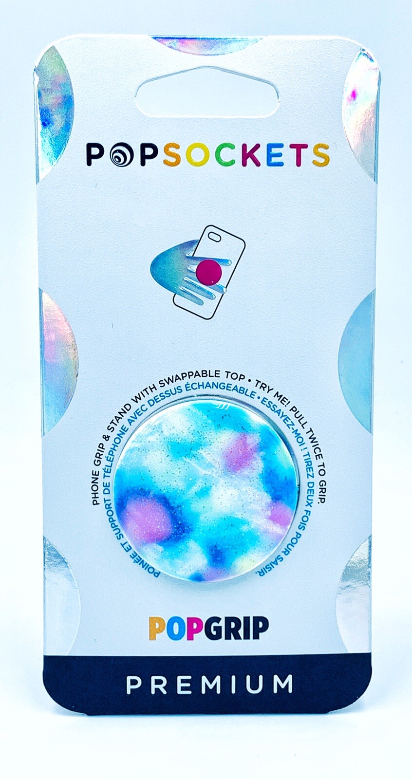 Authentic Popsockets Rainbow Cotton Candy Glitters PopGrip PopSocket ...