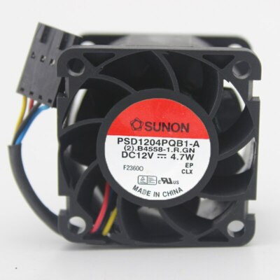 SUNON 4028 PSD1204PQB1-A DC 12V 4.7W 40*40*28mm 4 Line PWM Cooling Fan ...