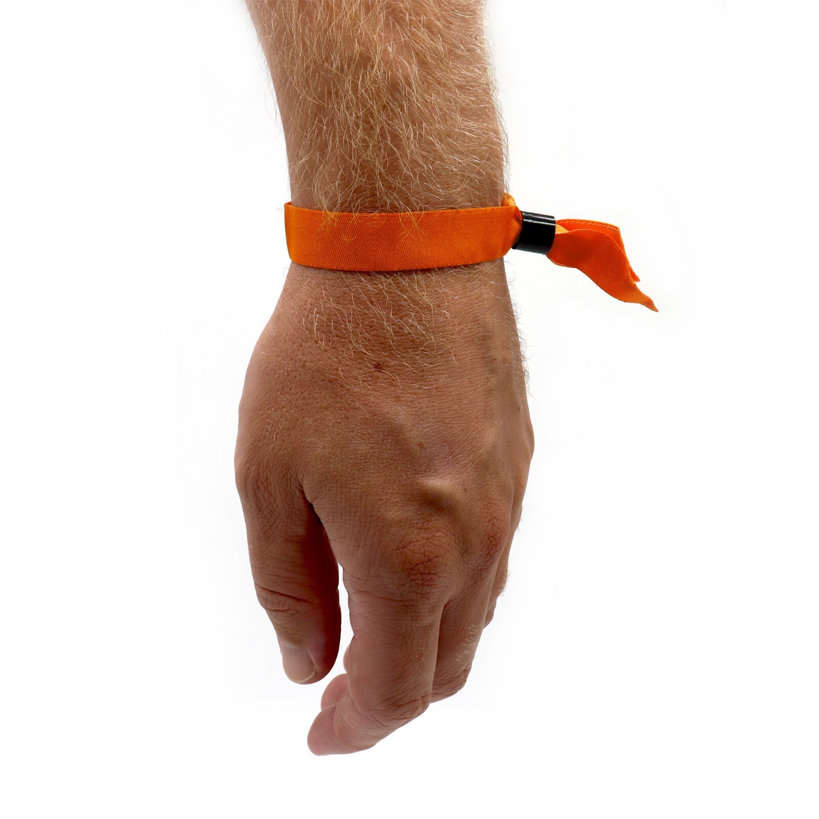 100 Orange Fabric Wristbands Event Festival Security Bands School ...