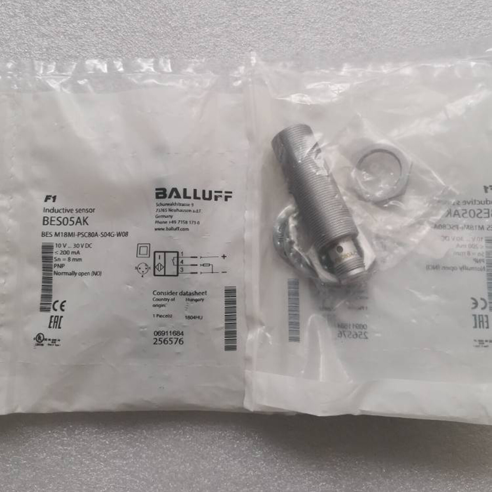 1PC NEW BALLUFF BES05AK BES M18MI-PSC80A-S04G-W08 fast Ship #YP1 | eBay