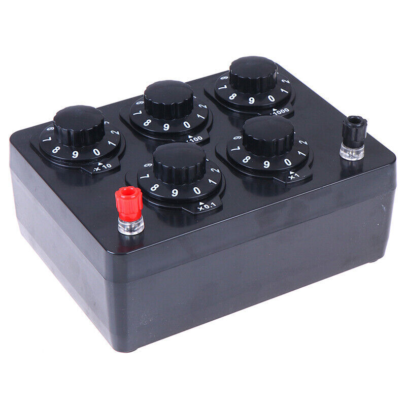 0-9999.9 Ohm Variable Decade Resistor Resistance Box Physical Teaching ...