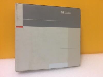 HP / Agilent 08753-90371 8753E Option 011 Network Analyzer User's Guide | eBay