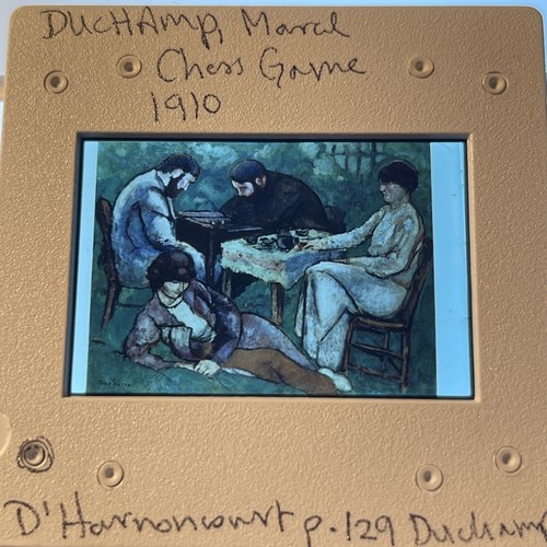 Marcel Duchamp “Chess Game 1910” Dada 35mm Art Slide | eBay