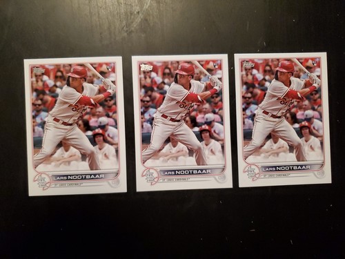 2022 Topps Series 1 Lars Nootbaar Base Rookie RC Card #58 ST LOUIS ...