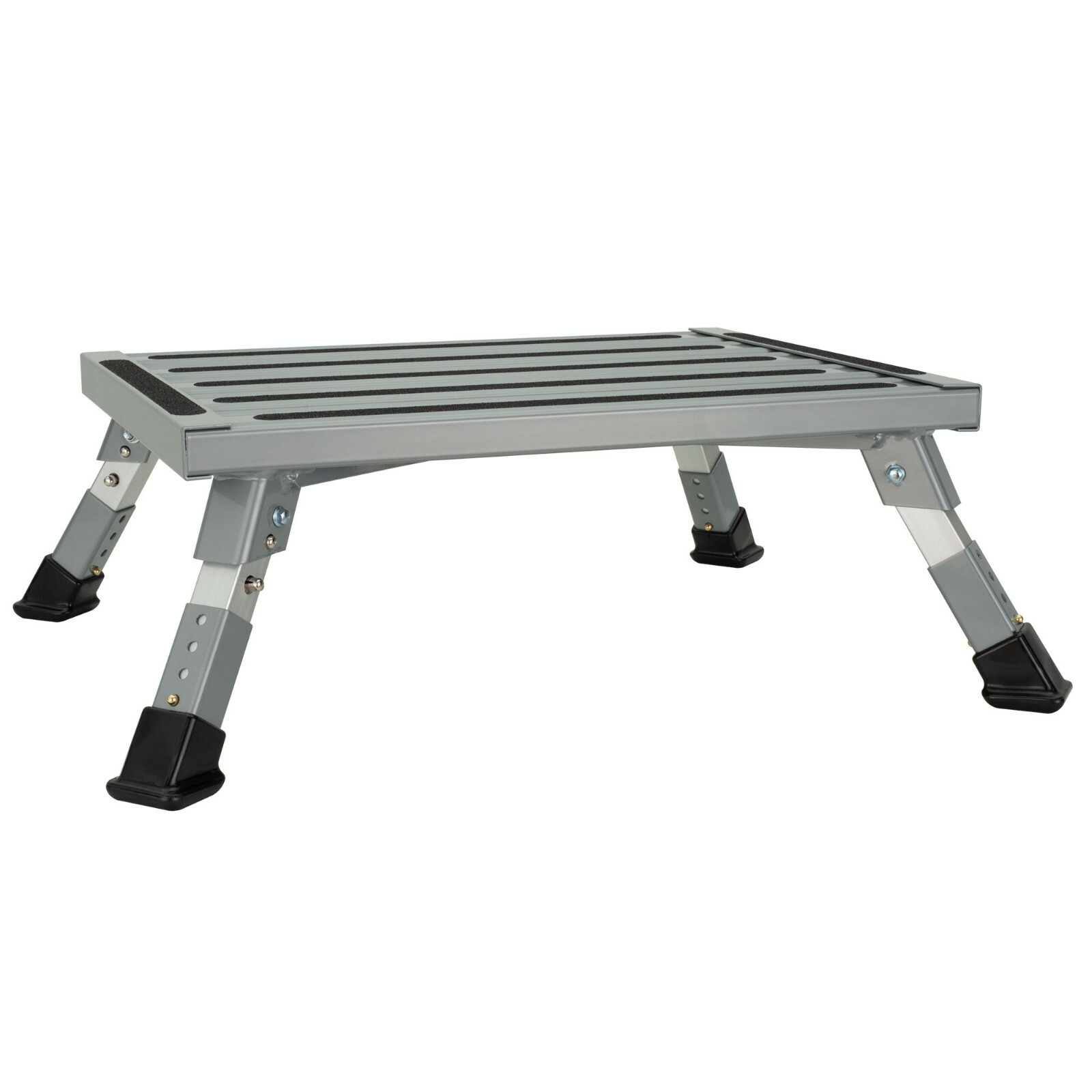 RV Aluminum Platform Step RV Portable Step Adjustable Height | eBay