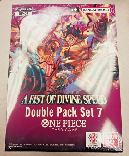SEALED One Piece TCG OP11 A Fist of Divine Speed Double Pack Set 7 ...