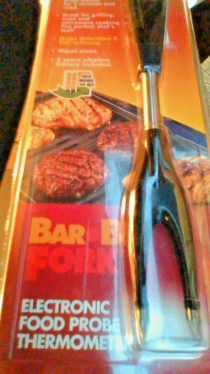Maverick DIGITAL BarbBFork Fork " Thermometer BBQ FOOD PROBE USE INDOOR ...