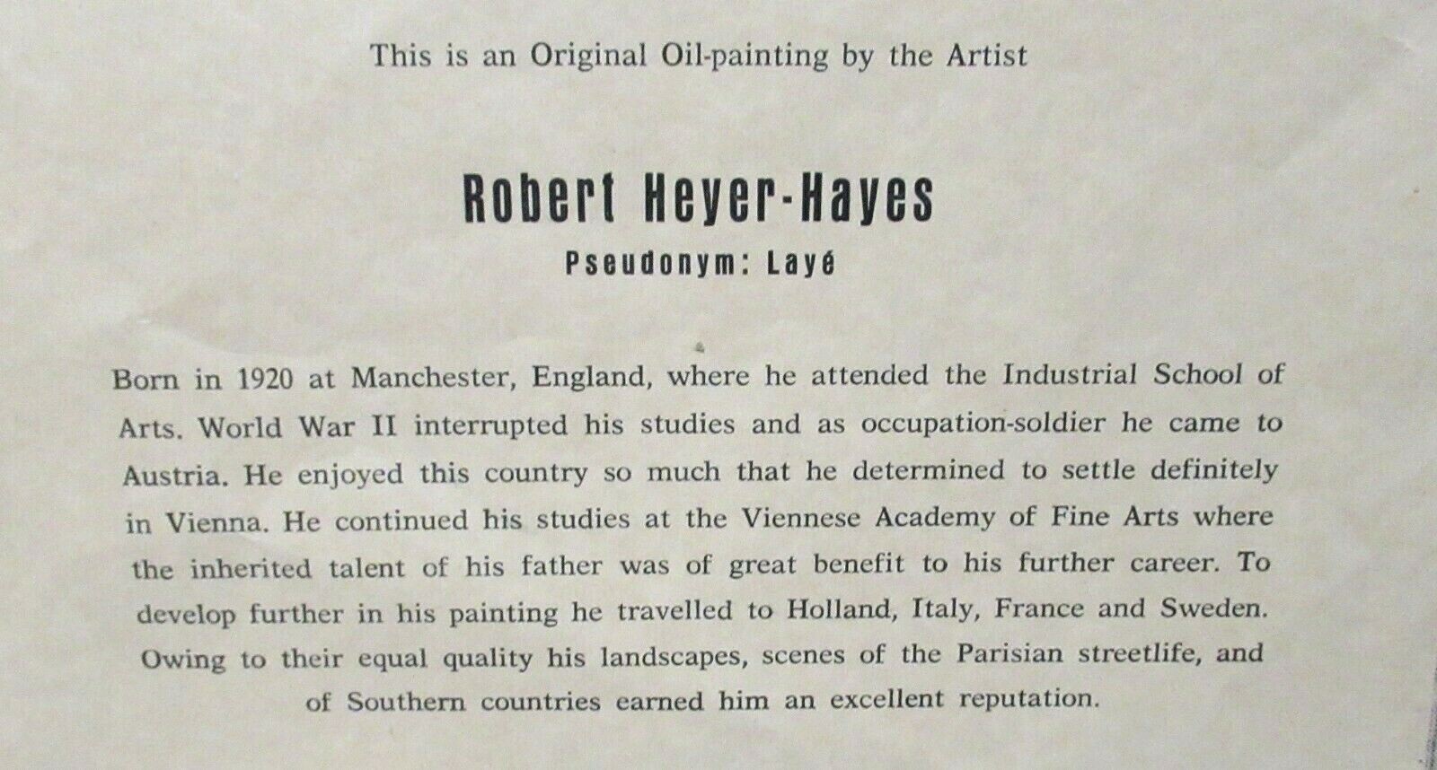 ROBERT HEYER HAYES "THREE SISTERS" ORIGINAL OIL ON CANVAS LANDSCAPE PAINTING | eBay