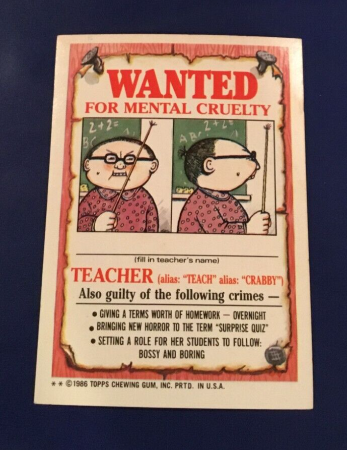 1986 Topps Garbage Pail Kids #110a SNOOTY SAM Original Series 3 GPK USA ...