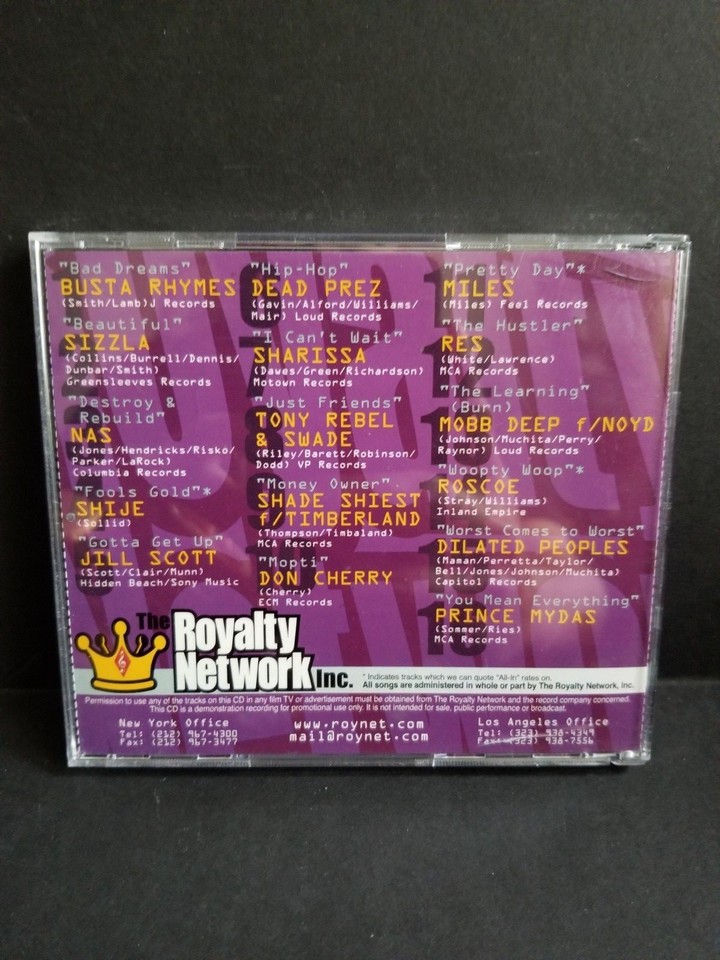 The Royalty Network Inc. - Various Artists - Promotional CD (2002) | eBay