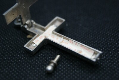 19TH DNJC JESUS CHRIST PASSION CROSS RELIQUARY 3 RELICS VATICAN ...