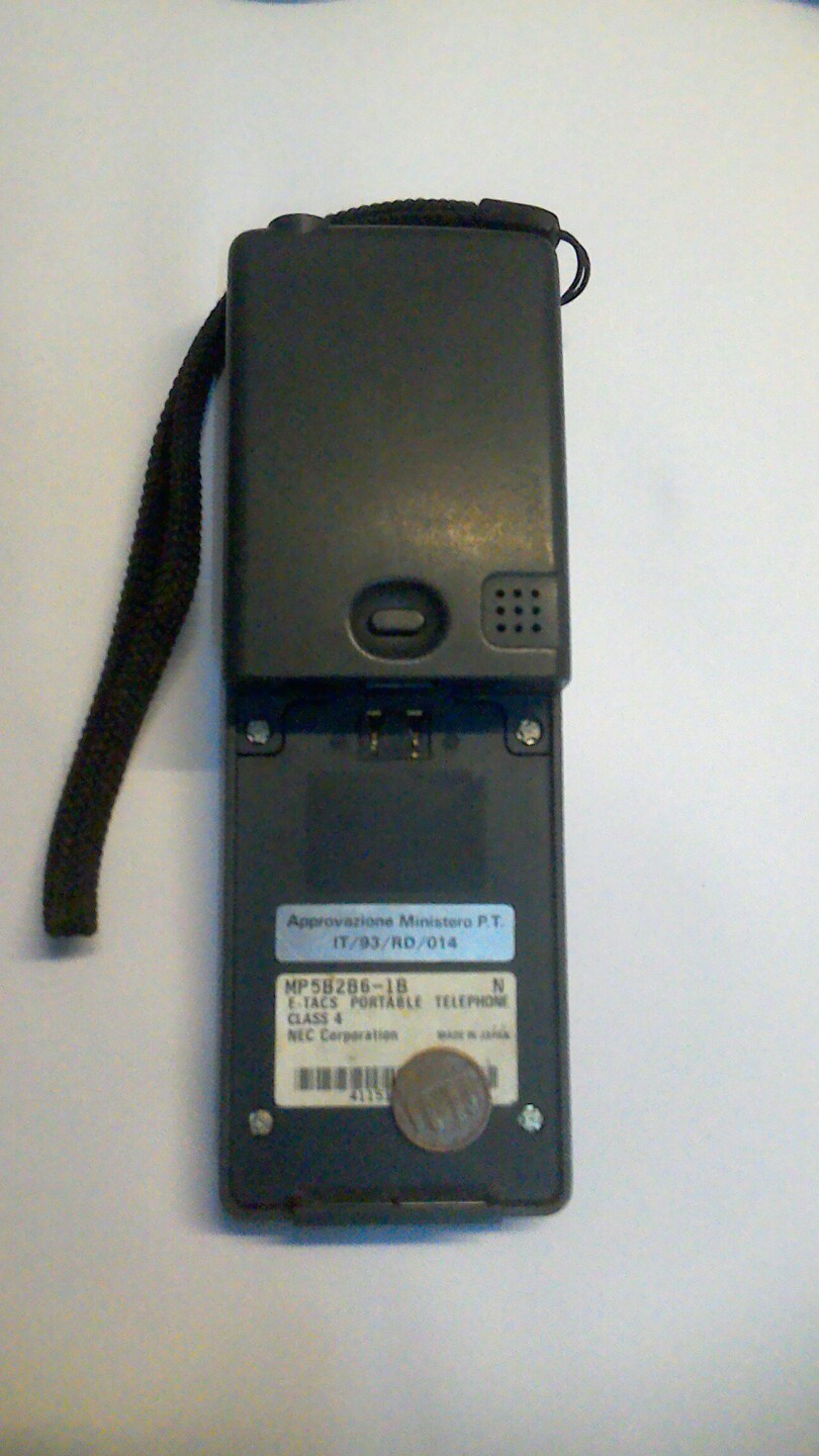 NEC P100 - MP5B2B6-1B - TELEFONO SEMI COMPLETO CELLULARE E.TACS ANNO ...