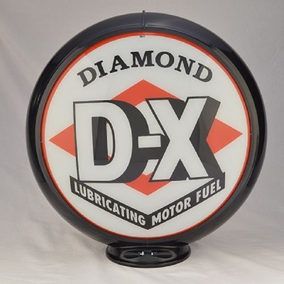 DIAMOND DX GASOLINE GAS PUMP GLOBE SIGN | eBay