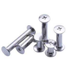 M5 Electroplated Nickel Binding Interlocking Screw Album Book Docking Bolt | eBay