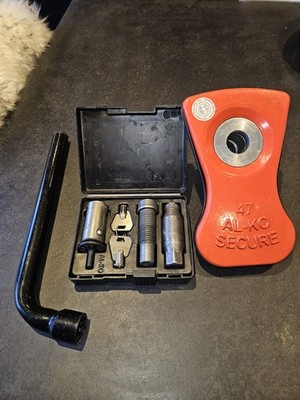Alko No 47 Al-ko Caravan Security Wheel Lock Set 2 KEYS coachman 15 ...