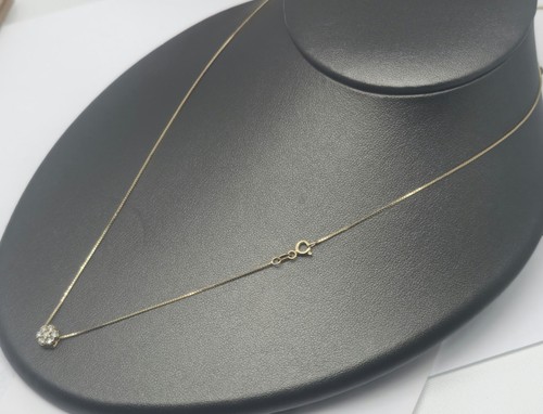 Women CUSTOM GENUINE Nat Diamond PENDANT CHAIN set Solid REAL 10k ...