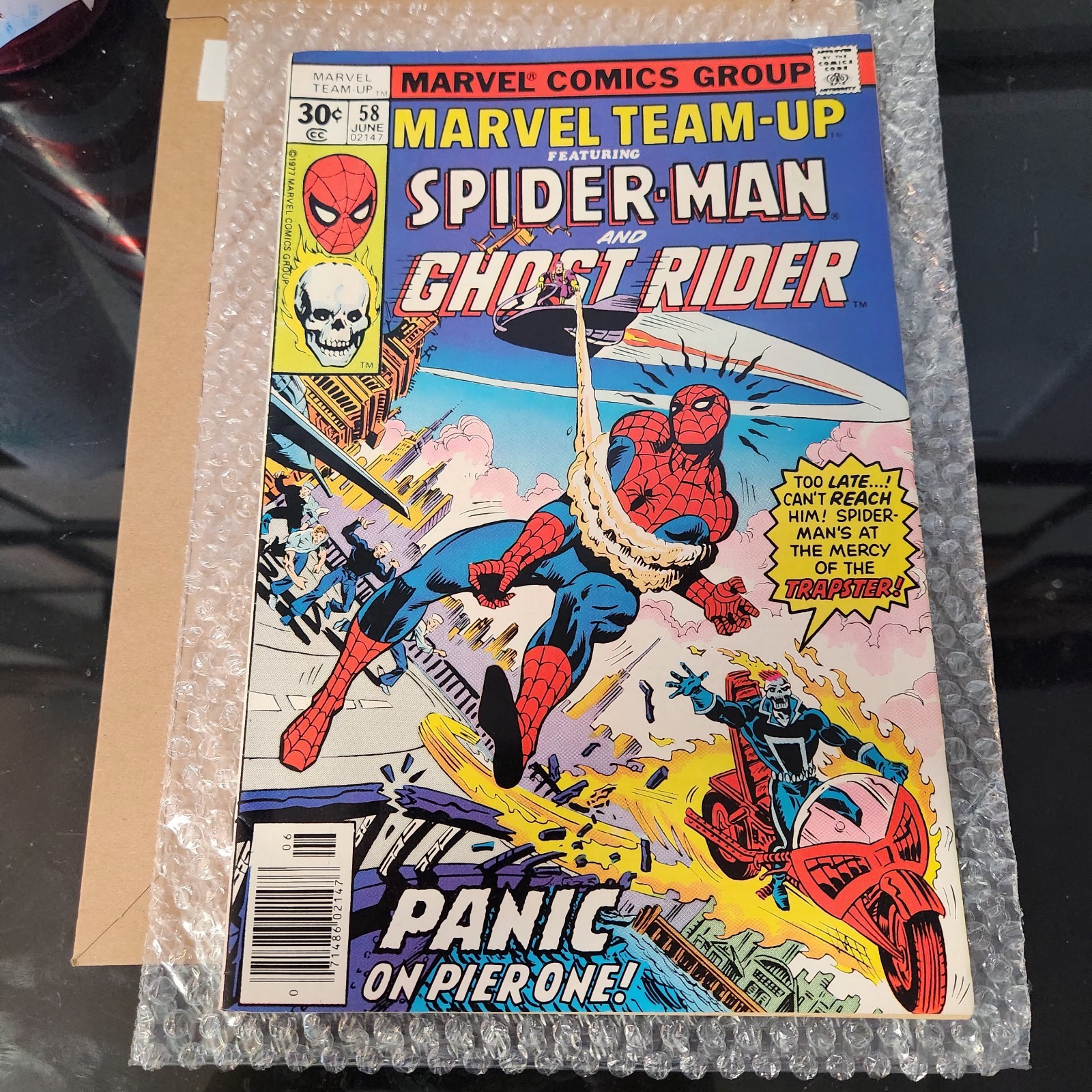 Marvel Team Up 58 Spider Man Ghost Rider Comic Book 1977 Ebay 8158