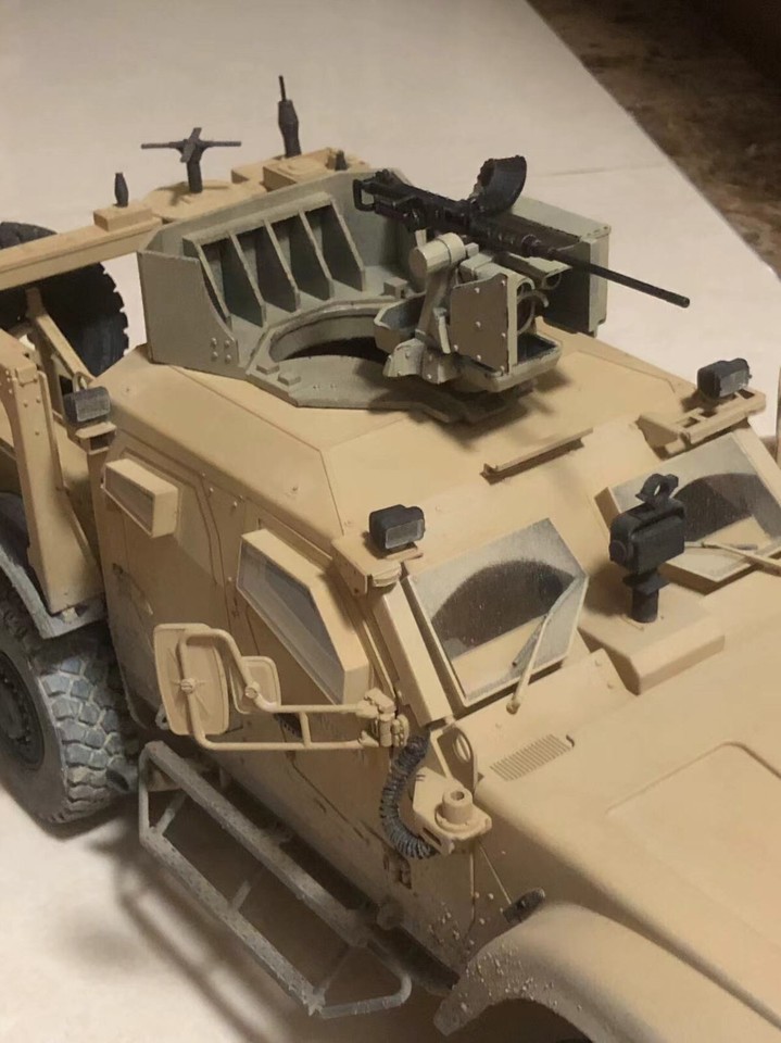 Custom kit 1:16 turret weapon station for TRUMPETER TORRO M-ATV MRAP ...