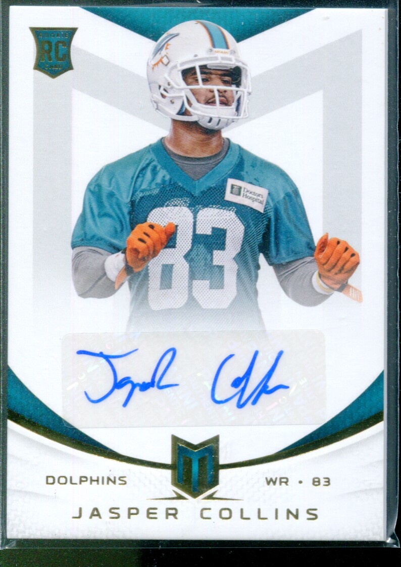 2013 Momentum Rookie Signatures Gold #142 Jasper Collins Auto Card RC ...