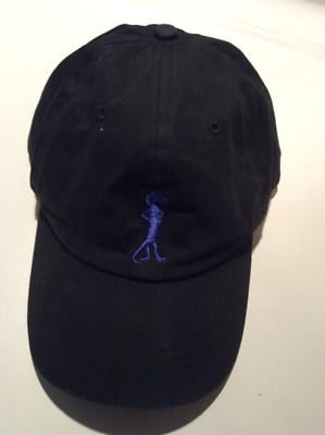 Black Geico Baseball Cap with Blue Embroidered Gecko Icon | eBay