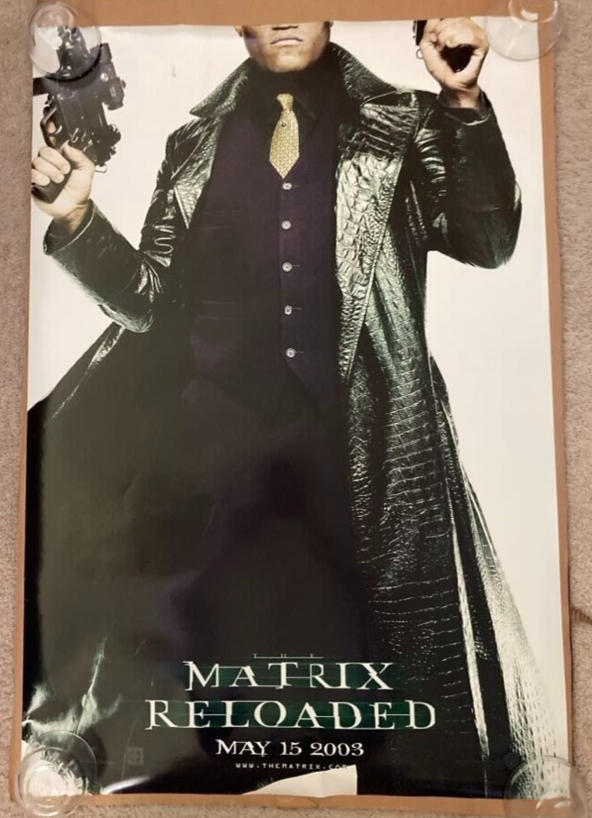 Matrix Reloaded (2003) Set of 7 Character Movie Posters D/S 27x40 KEanu ...