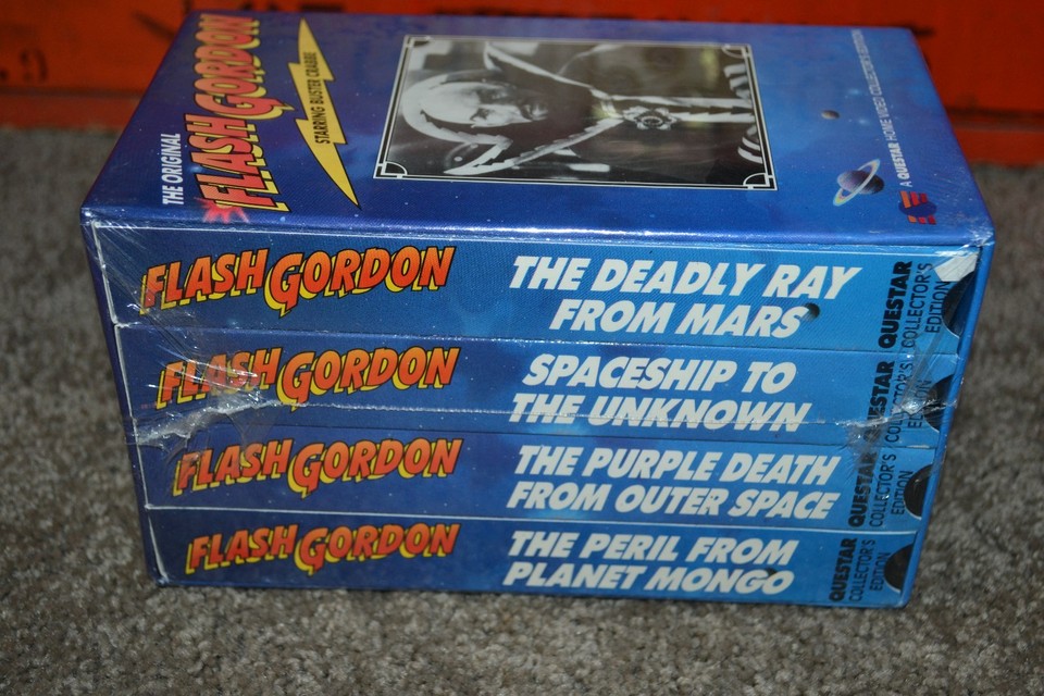 STILL SEALED The Original Flash Gordon Questar Collector's Ed. 4 Tape ...