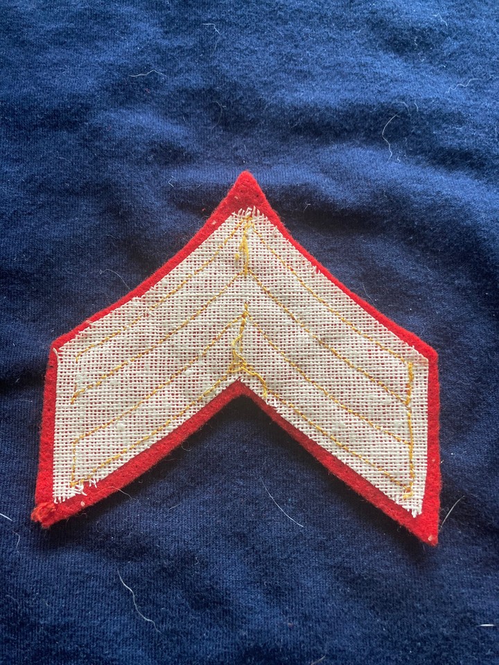 WW2 USMC corporal single braid on CE wool | eBay