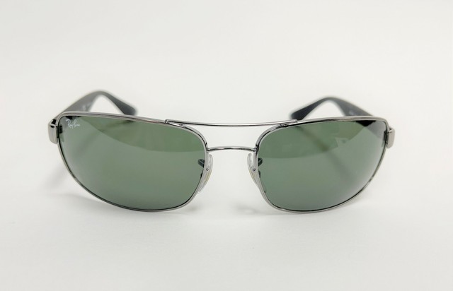 Ray-Ban RB3445 Men's Anti-Reflective Sunglasses with Gunmetal/Black ...