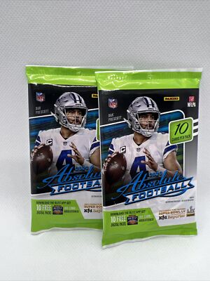 2020 Panini Absolute Football Retail Gravity 10 Card Per Pack x2 Hurts ...