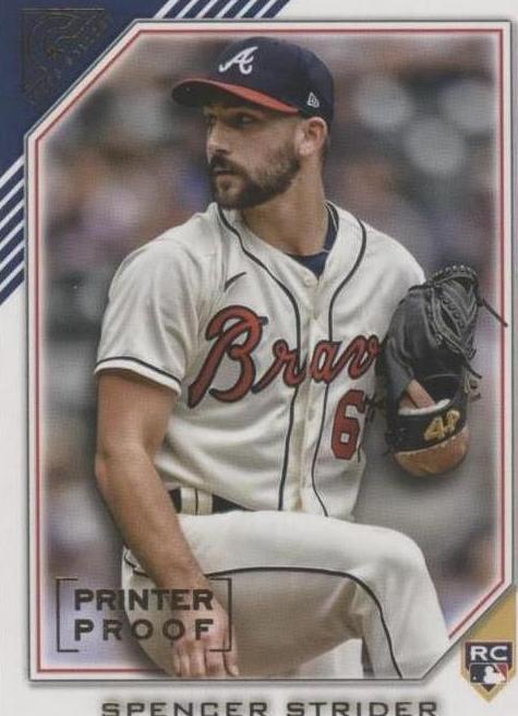 2022 Topps Gallery - Spencer Strider #66 Printer Proof (RC) for sale ...