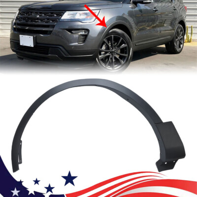 For 16-2019 Ford Explorer Front Fender Flares Wheel Trim Moulding ...