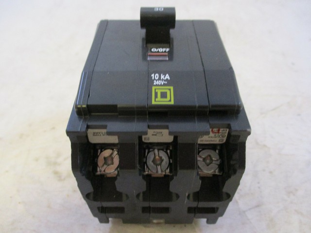 Square D Qo330 3 Pole 30 Amp Type Qo 240v Plug in Circuit Breaker for ...