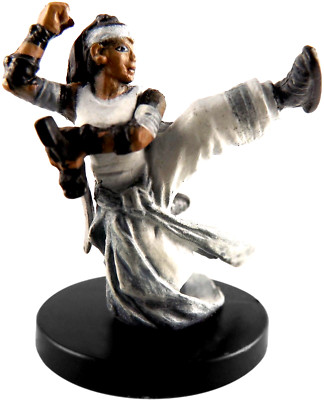 D&D Mini - WHIRLING STEEL MONK #12 (Deathknell Series - VHTF FIGURE and ...