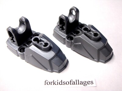 LEGO Hero Factory 90661 Foot w/ Ball Joint Socket Flat Silver x2 | eBay