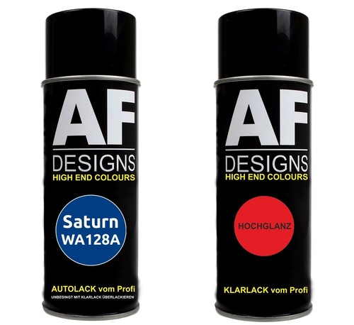Autolack Spraydose Set Saturn WA128A Dark Cloisonne Blue Metallic ...