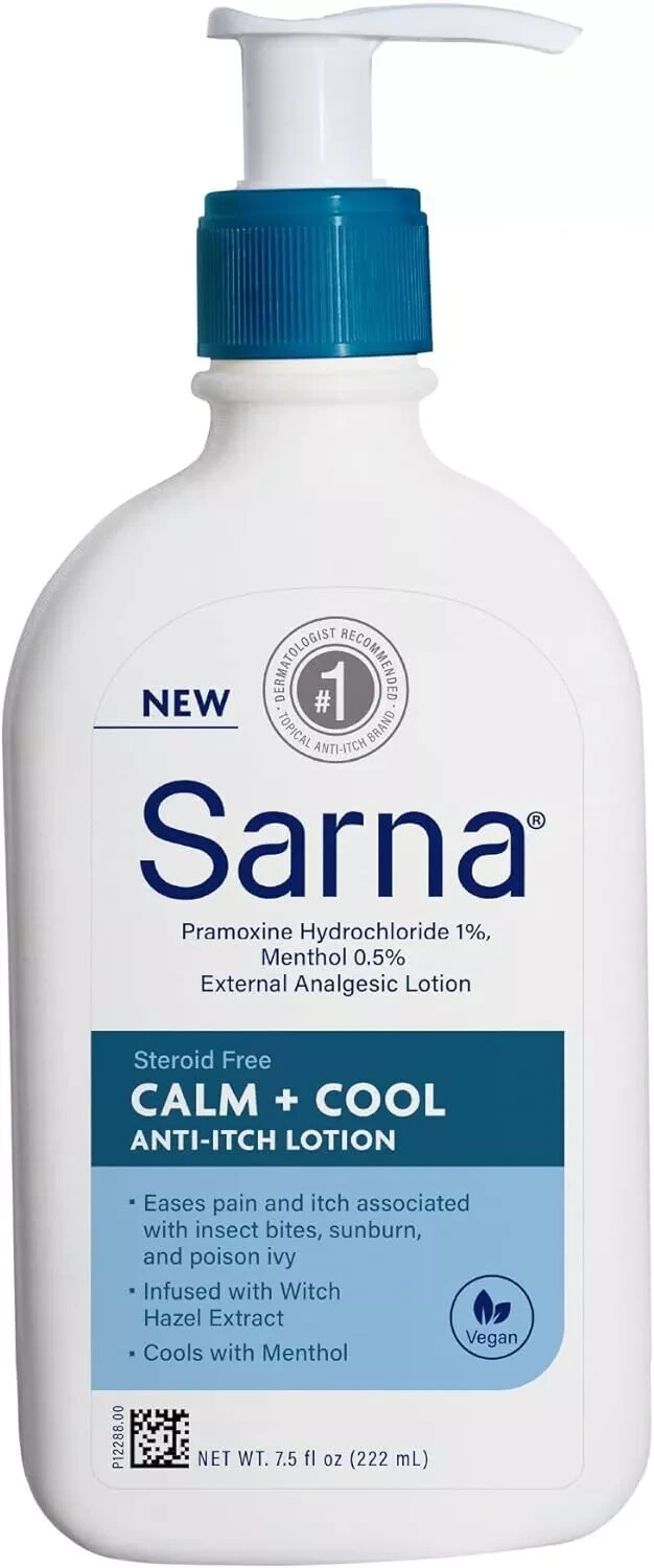 Sarna Calm + Cool Anti-Itch Lotion 7.5-OZ Bottle | eBay