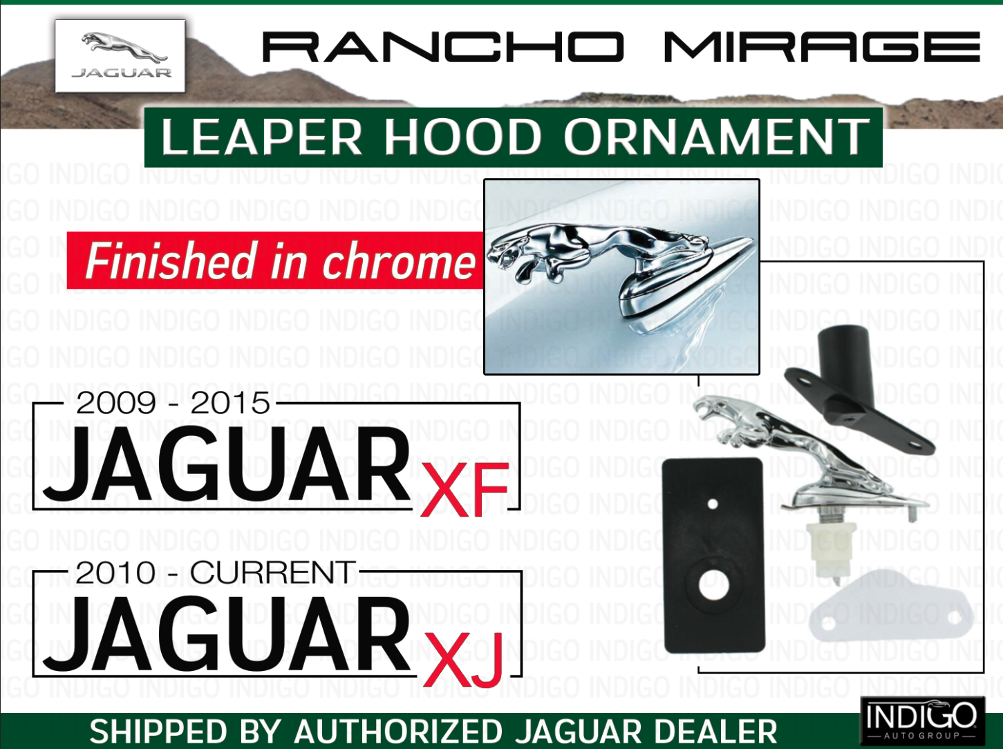 OEM Jaguar Leaper Hood Ornament for XF XJ C2Z12493 for sale online | eBay