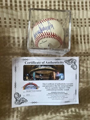 Signed Baseball | Donald Trump | Signed | MLB | US President | eBay