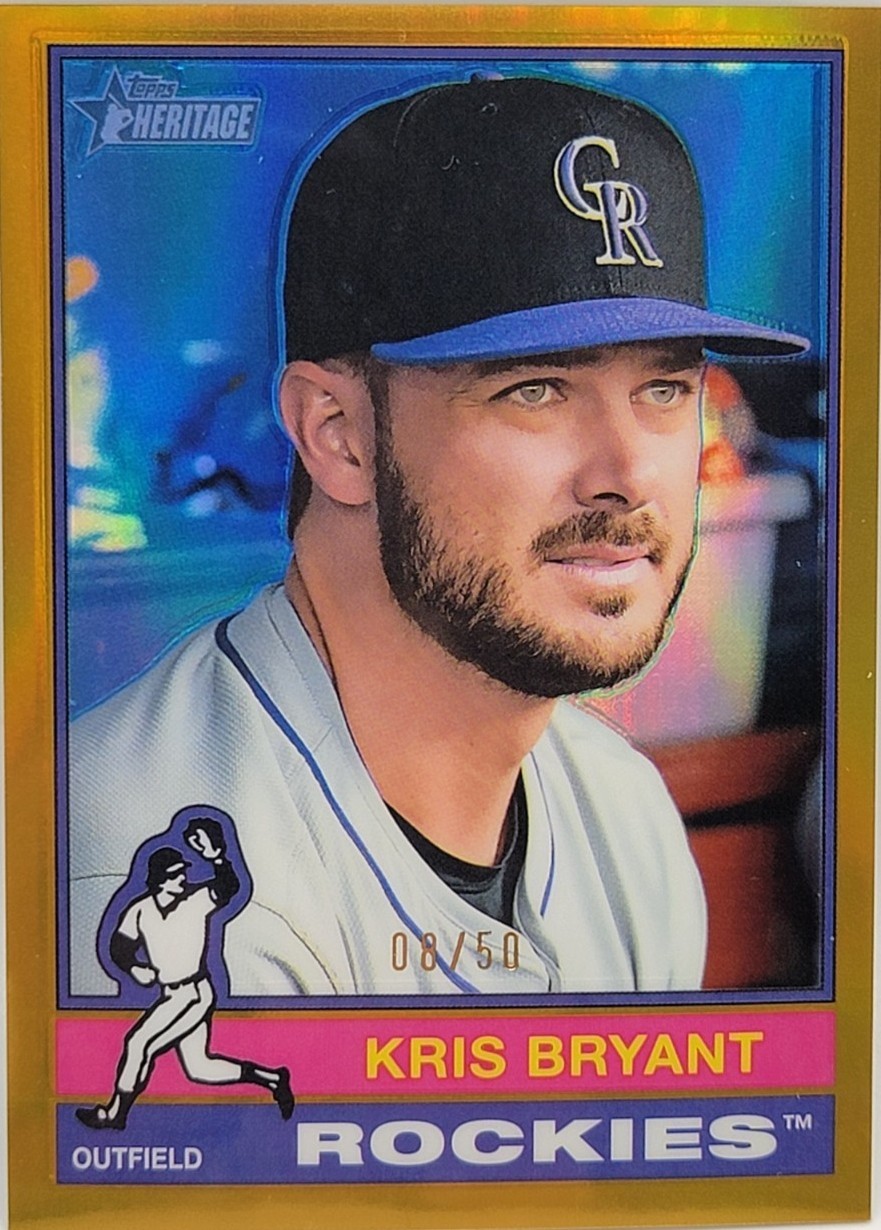 2025 Topps Heritage - Kris Bryant #20 Chrome Gold Border /50 for sale ...
