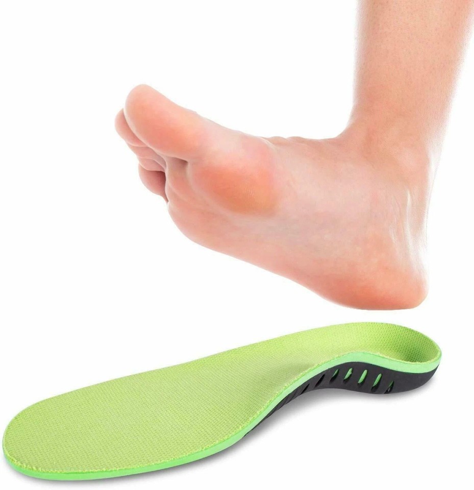 Orthotic Insoles For Flat Feet High Arch Support Plantar Fasciitis Shoe ...