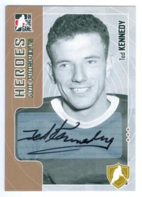TED KENNEDY "AUTOGRAPH CARD" ITG HEROES & PROSPECTS 2006 | eBay
