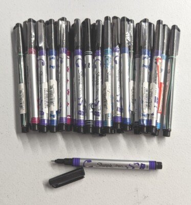 30ct Wholesale Bulk Sharpie PEN Lot: Random Ink Colors Fine Tip ...