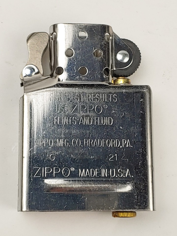 3pc Lot ZIPPO Chrome Plated REPLACEMENT Lighter Inserts, Gift Boxed ...