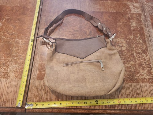 Unbranded Quilted Brown Leather Purse with extra strap #S93 | eBay